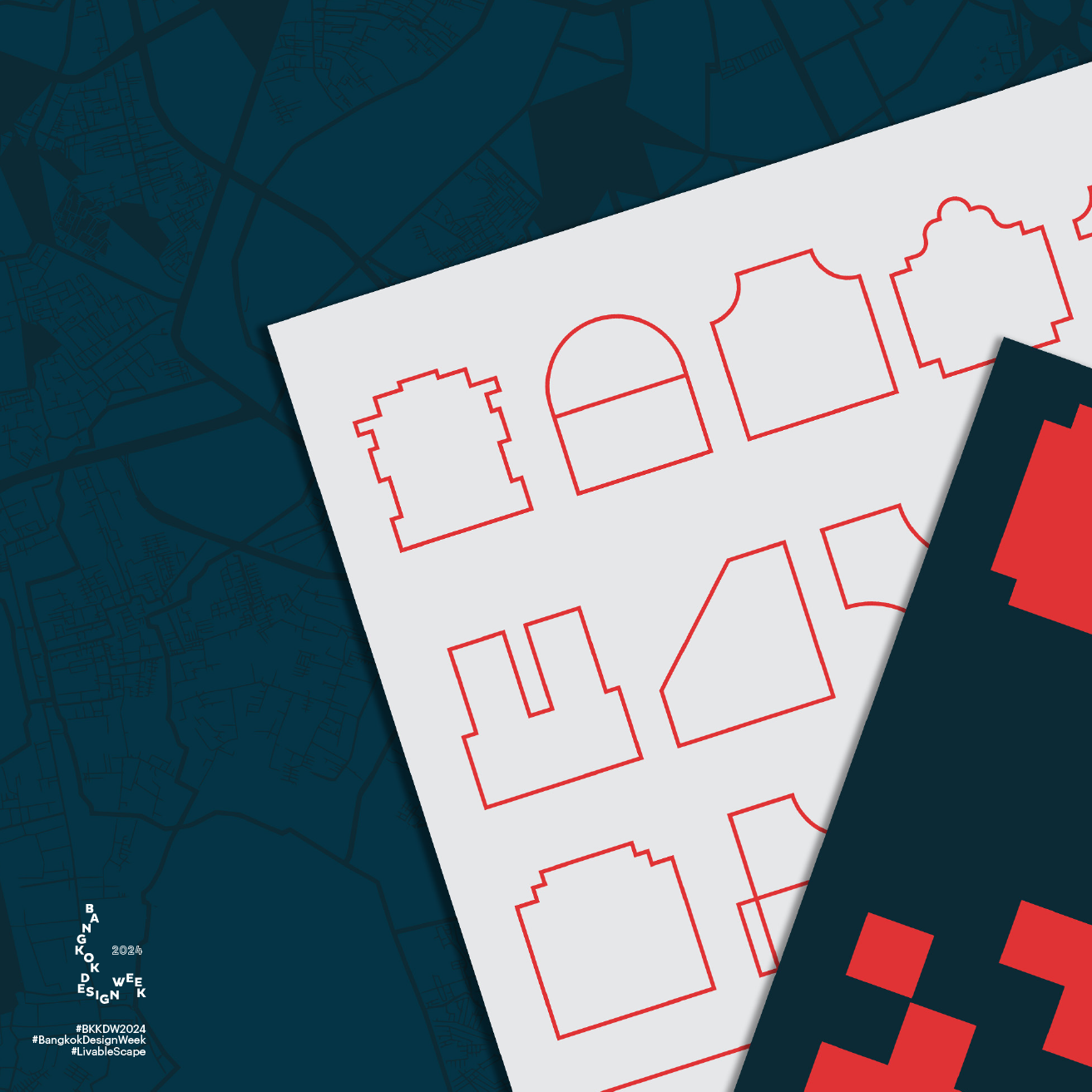 ส่งต่อแรงบันดาลใจในการพัฒนาเมืองให้น่าอยู่ผ่าน Key Visual ของ BKKDW2024 | BKKDW2024